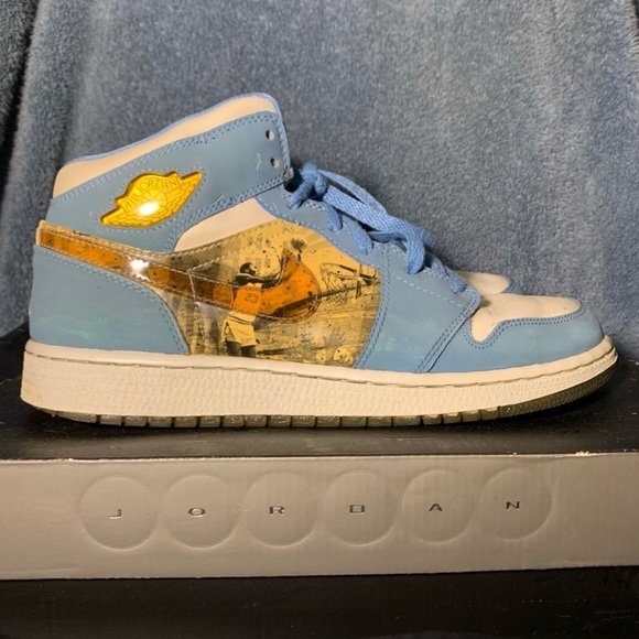 Jordan | Shoes | Air Jordan Retro Alpha White University Blue 207 ...